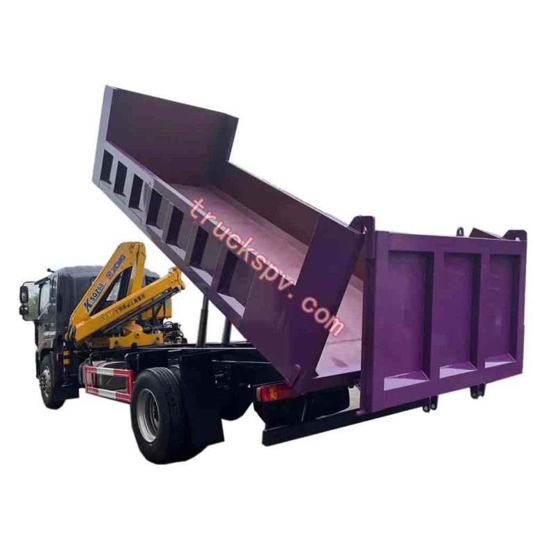 15T FOTON dump truck with crane - truckspv
